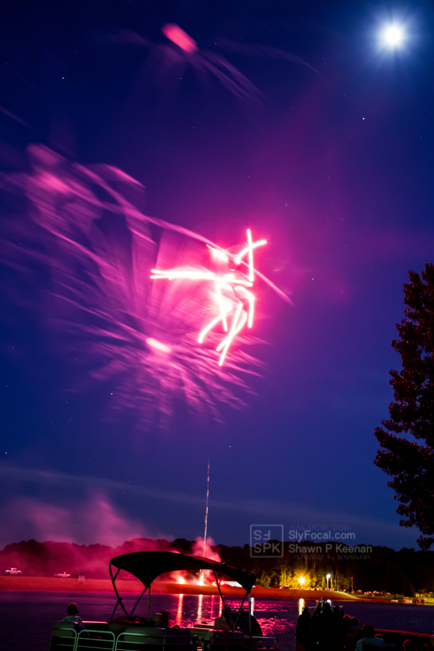 Angel in the Fireworks - Story Behind The Photo