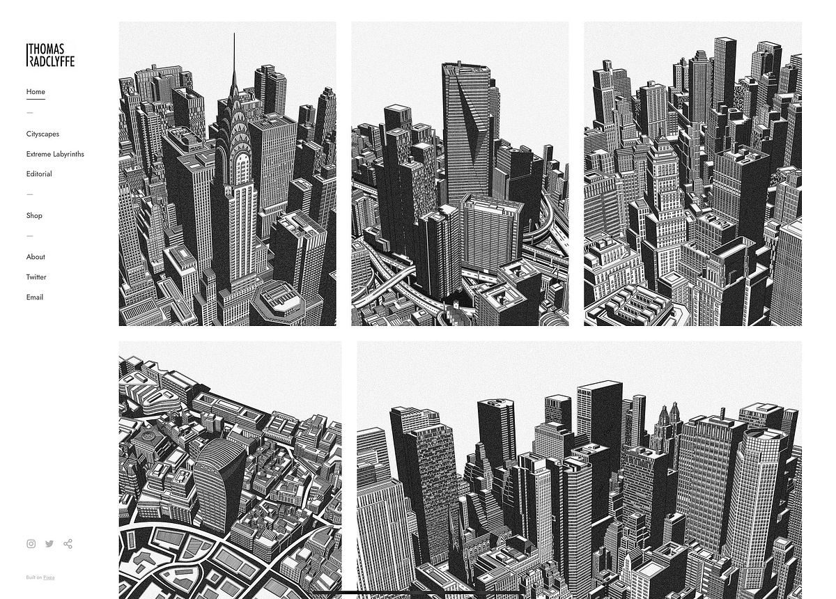 Illustration | Thomas Radclyffe Illustration | Cityscapes