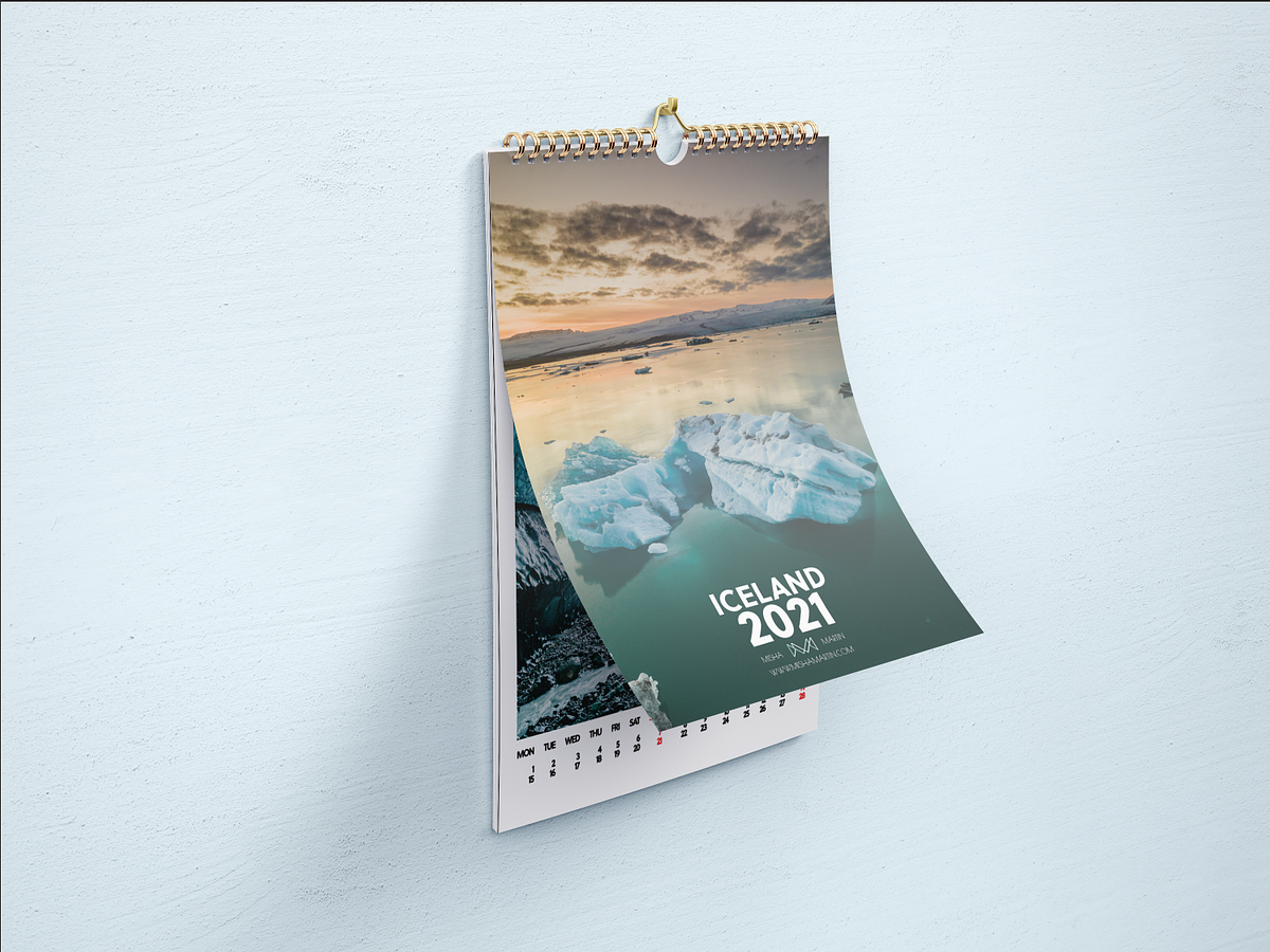 Iceland Calendar 2021