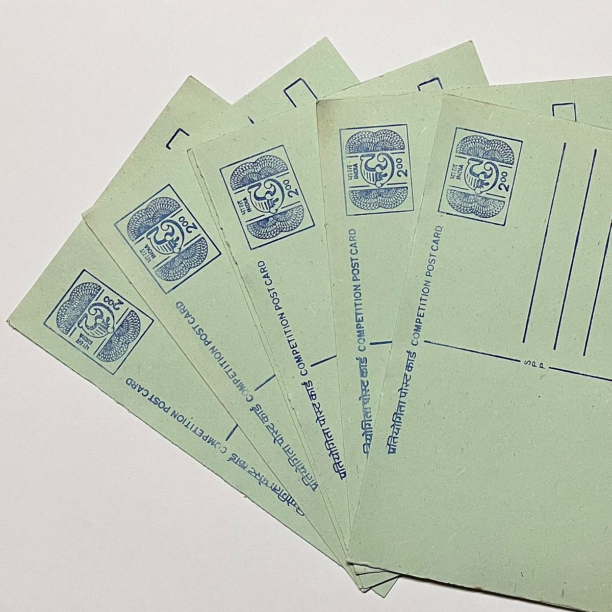 INDIA POST - COMPETITION CARD - 10 CARDS