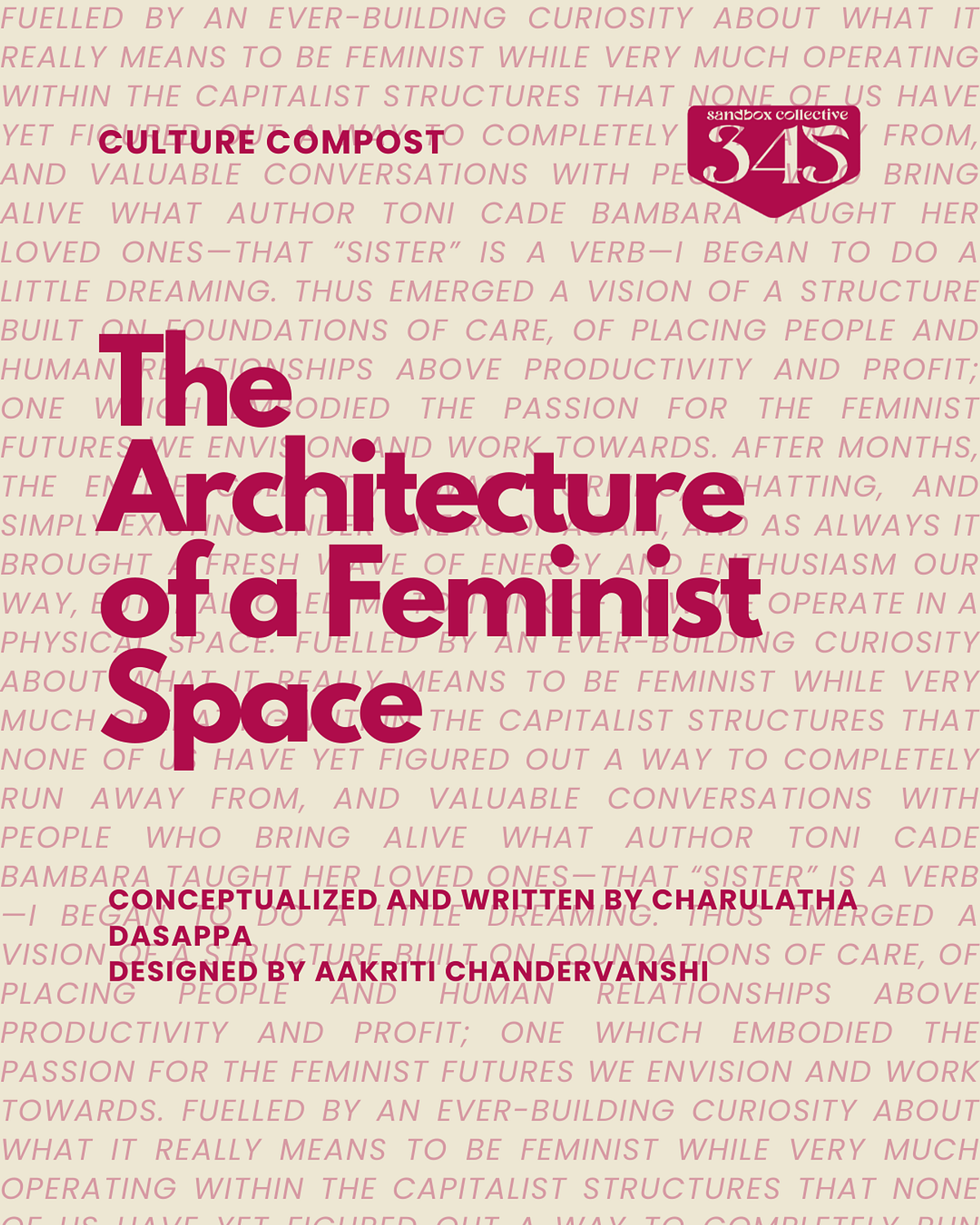 The Architecture of a Feminist Space