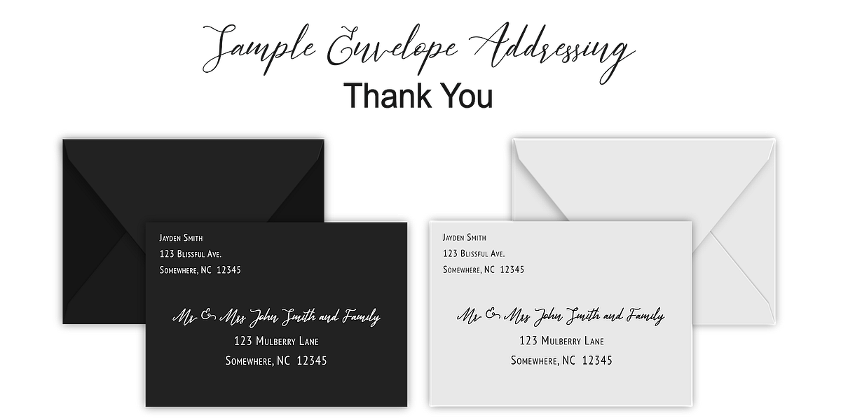 THANK YOU CARDS (Set of 10 with OPTIONAL Envelopes)