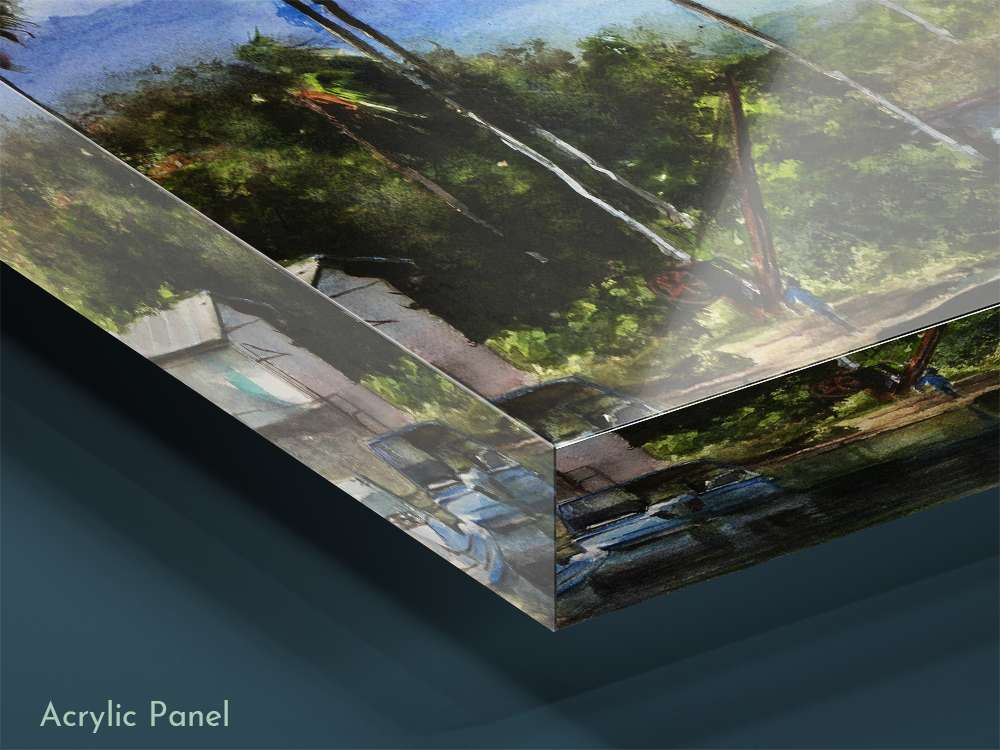 Streamertail acrylic and dibond panel prints