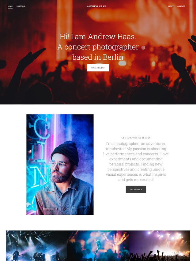 Website Templates for Music and Performing Arts Websites