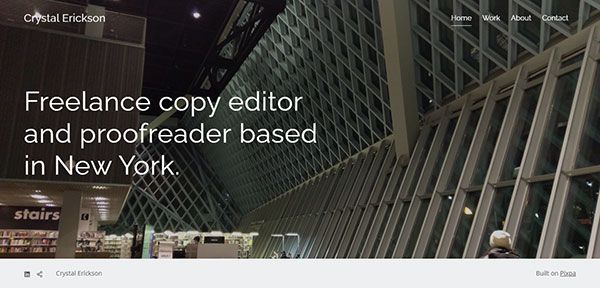 Best Writer Portfolio Website Examples - Pixpa