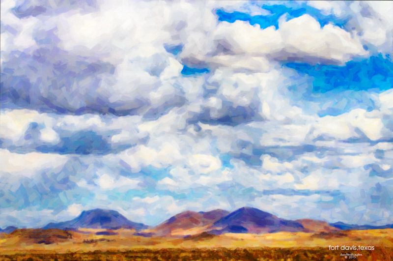 Big Bend Vistas. Framed art of the Big Bend region.