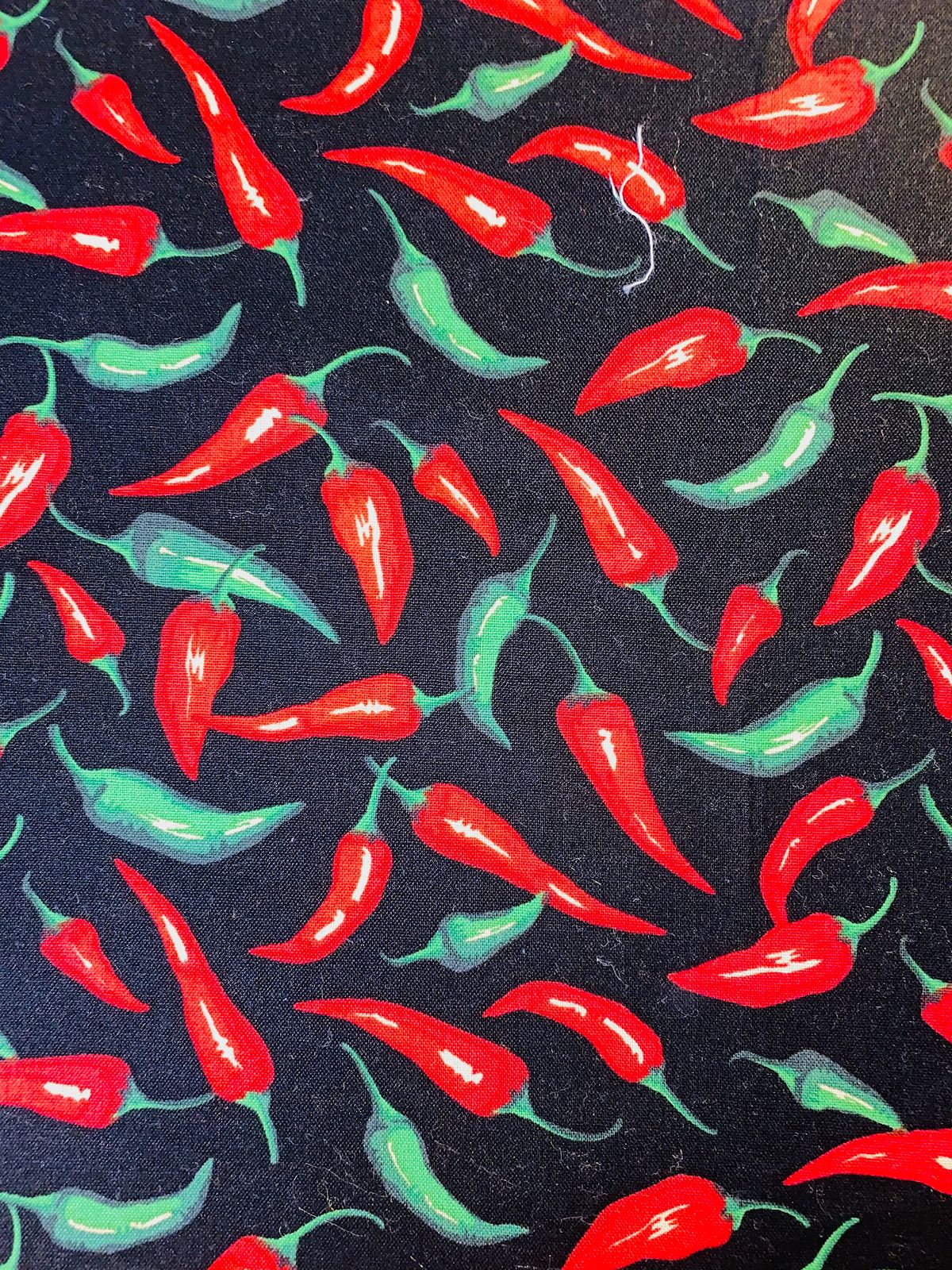 Chili Peppers Face Mask