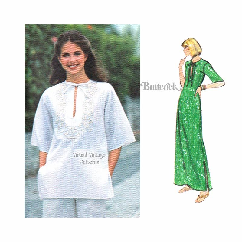 Tunic & Caftan Dress Sewing Pattern, Butterick 5310