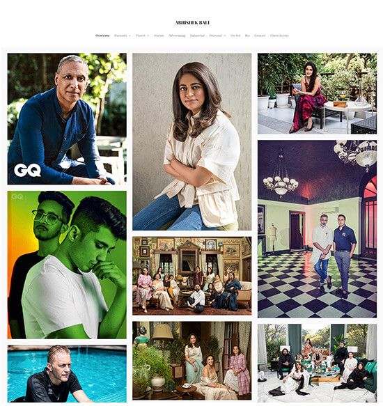 Creative Portfolio Website Examples from Photographers, Artists & Designers | Pixpa