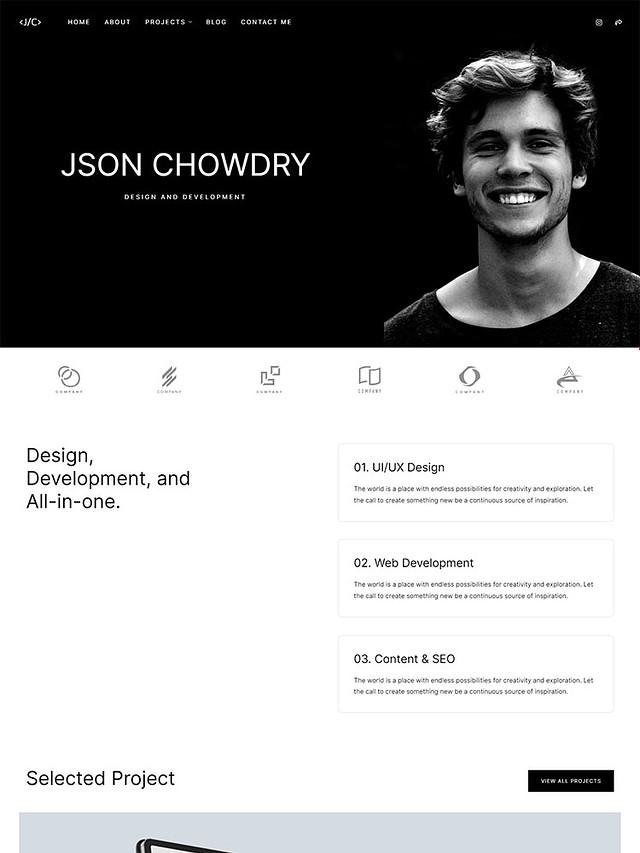 Design Portfolio Templates - Best Website Templates for Designers