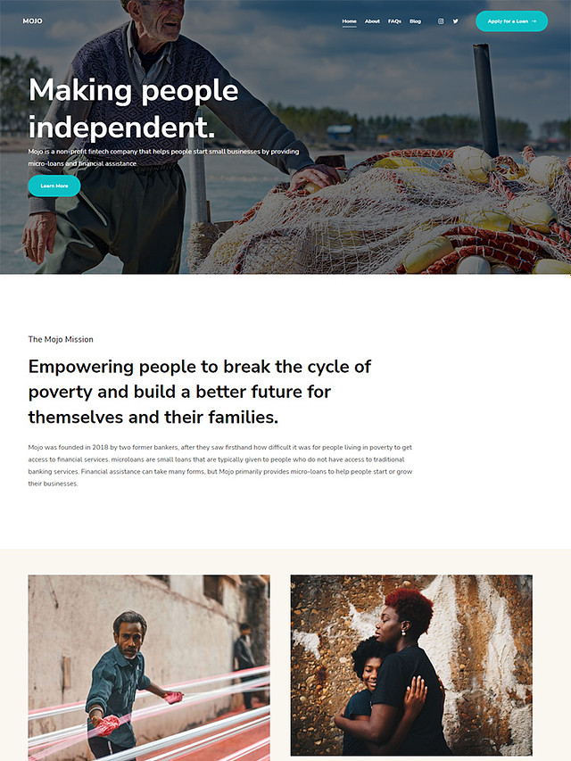 Website Templates for Small Business Websites