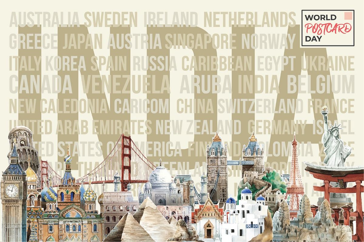 WORLD POSTCARD DAY - 10 CARDS