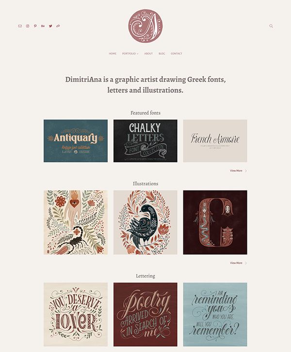 Creative Portfolio Website Examples from Photographers, Artists ...