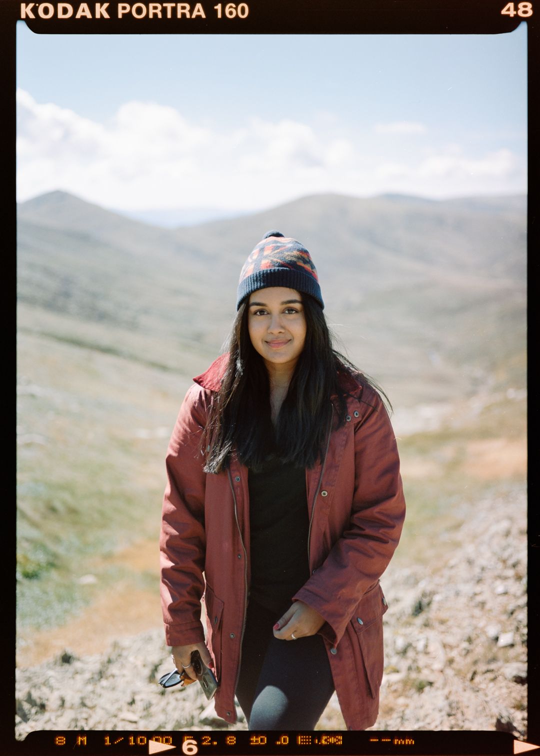 Scanning film with the borders