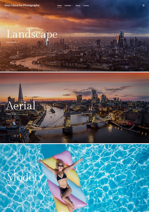 Best Photography Portfolio Website Examples - Pixpa