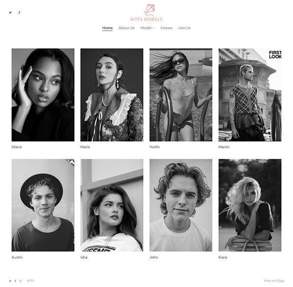 Best Fashion Model Portfolio Website Examples - Pixpa