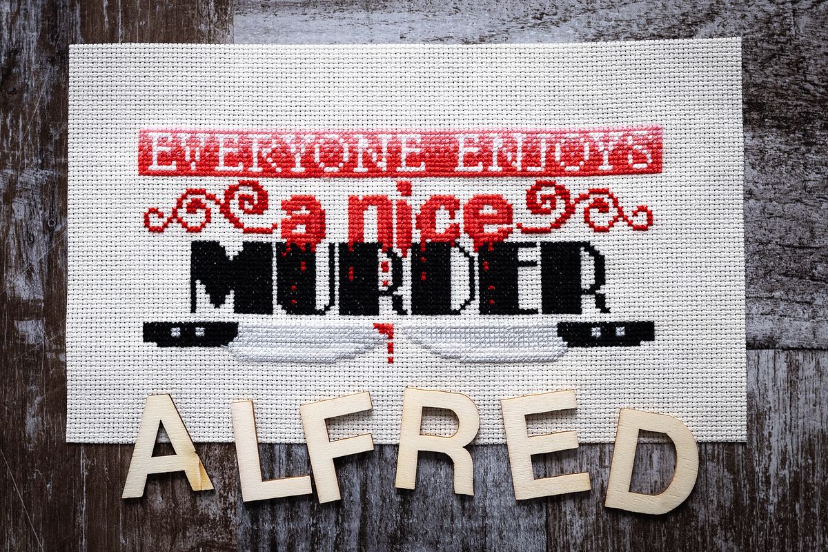 Shop Everyone Enjoys a Nice Murder Cross Stitch Pattern